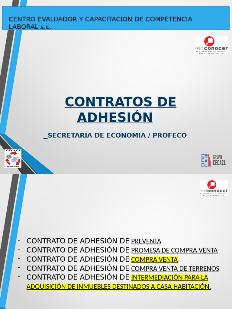 3 Contratos de Adhesión | PDF