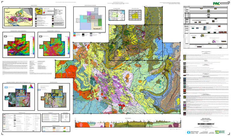 Mapa Geologico Arim Se-Am 500k | PDF | Geologia | Geociências