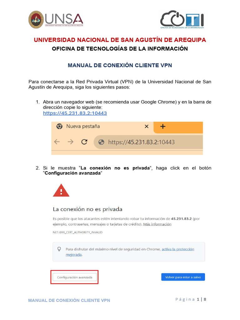 Manual Cliente VPN FortiClient | PDF | Red privada virtual | Transport ...