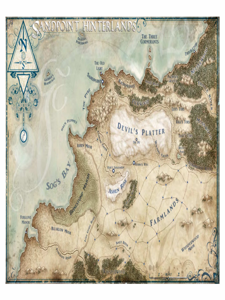 Sandpoint Hinterlands Map | PDF