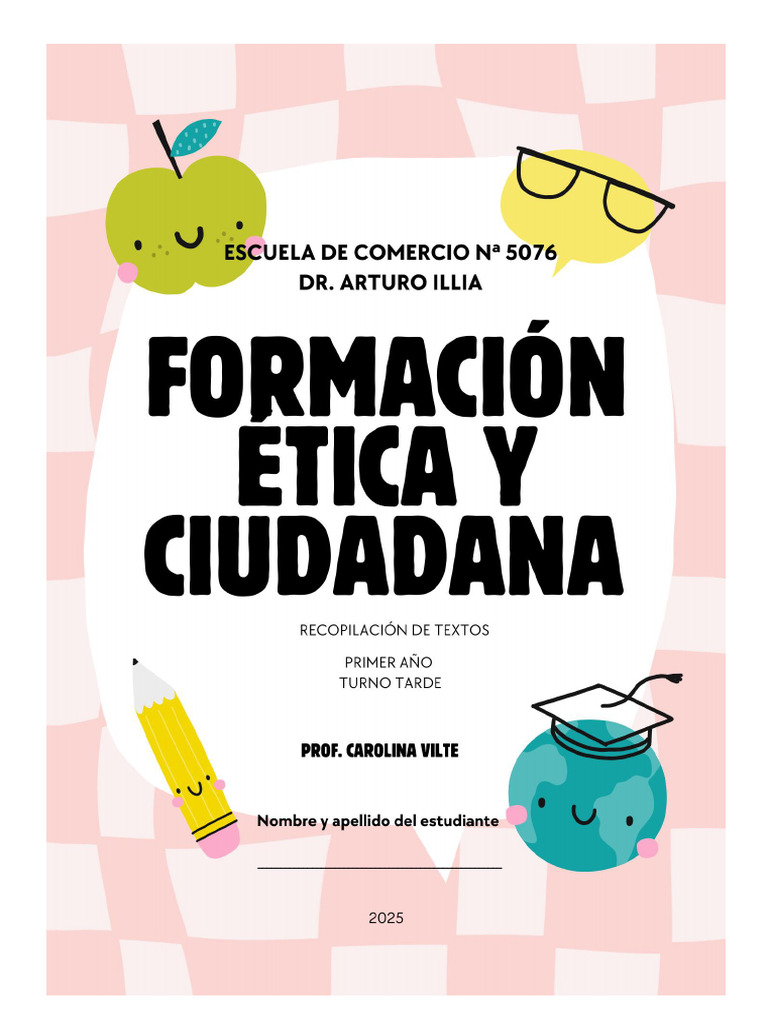 FEC 1 AÑO 2025 Arturo Illia Cartilla | PDF | Dignidad | Constitución