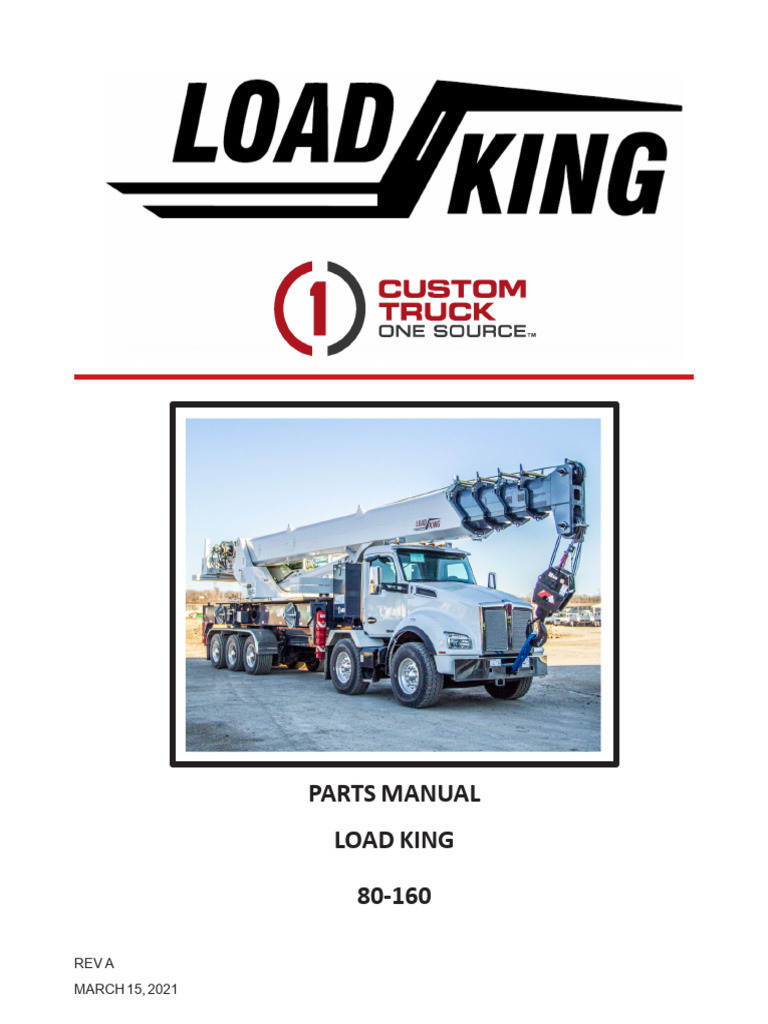 Load King Parts Manual 80-160 Rev A | PDF | Exhaust Gas | Engines