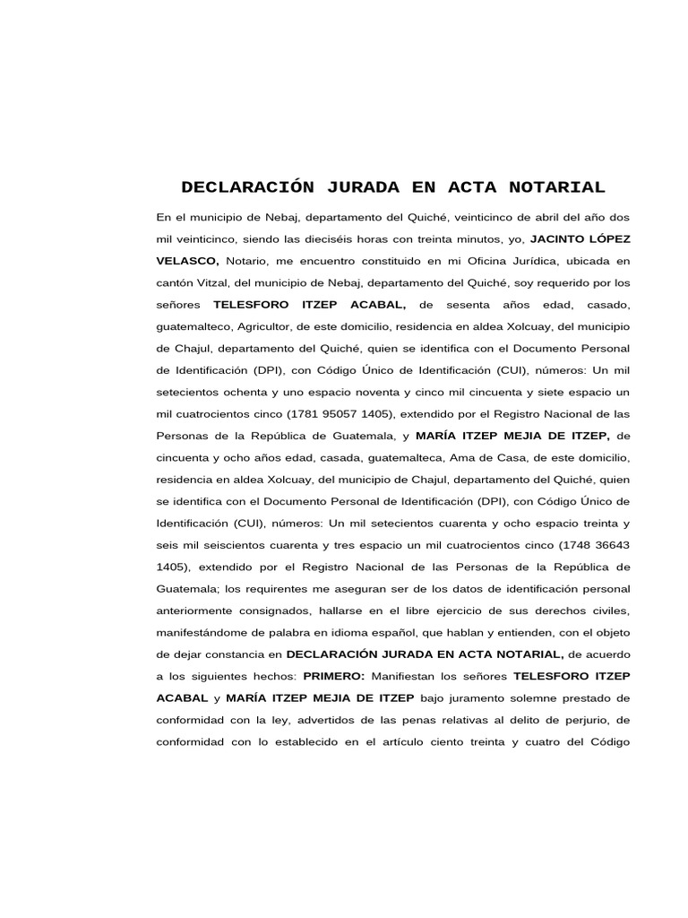 Silvia Maribel Itzep Itzep - DJ | PDF | Guatemala