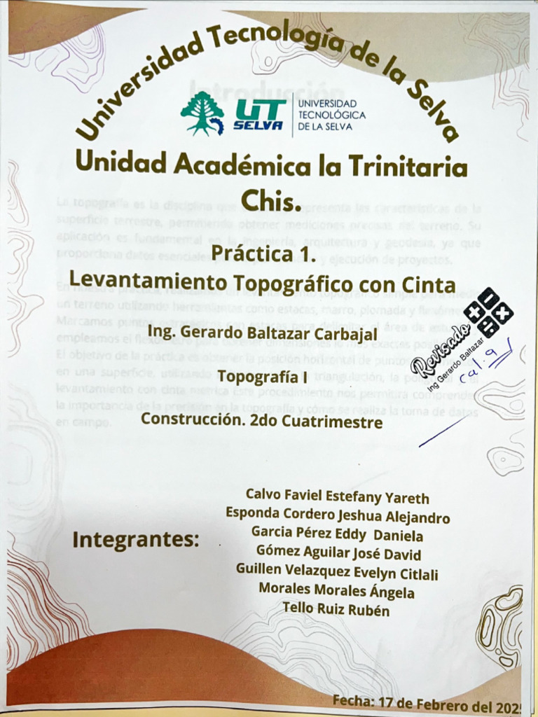 RA Unidad 2 Topografía. | PDF