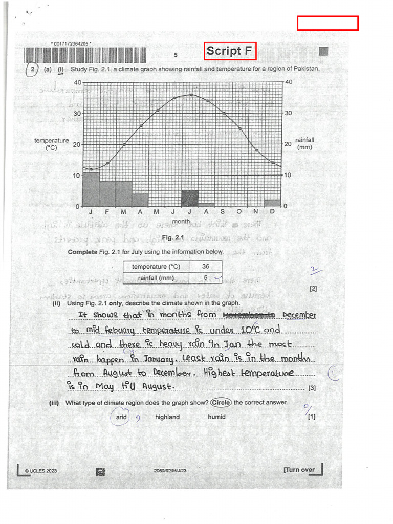 Script F (Answer by a CAIE candidate) | PDF