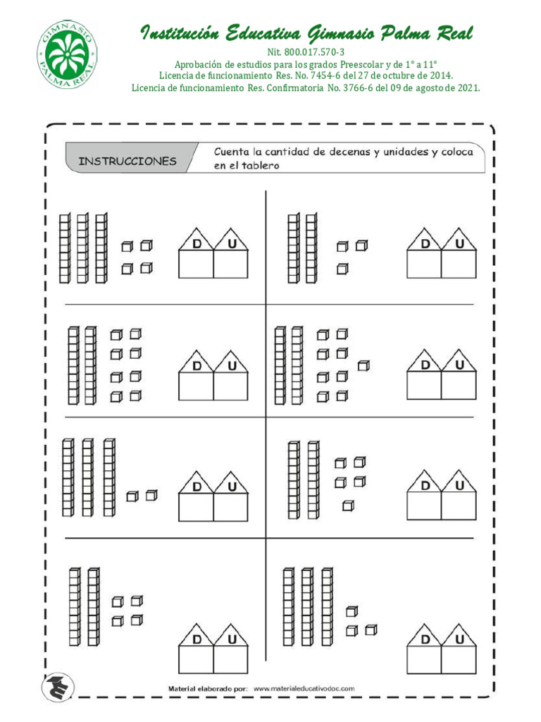 Contando Decenas | PDF