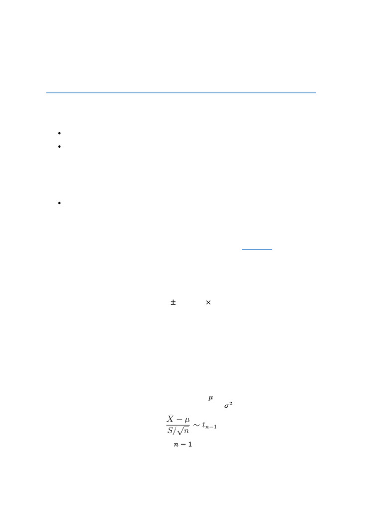ST2187 - Block 9 Confidence Interval Estimation | PDF | Confidence Interval | Standard Error