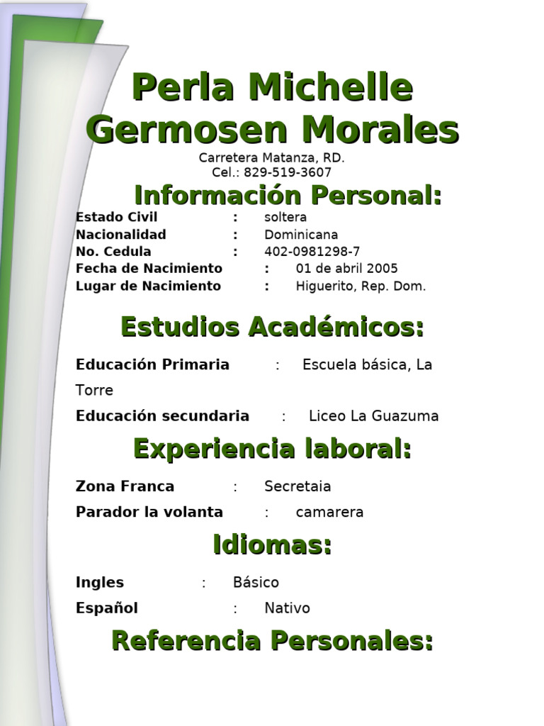 Perla Michelle Germosen | PDF