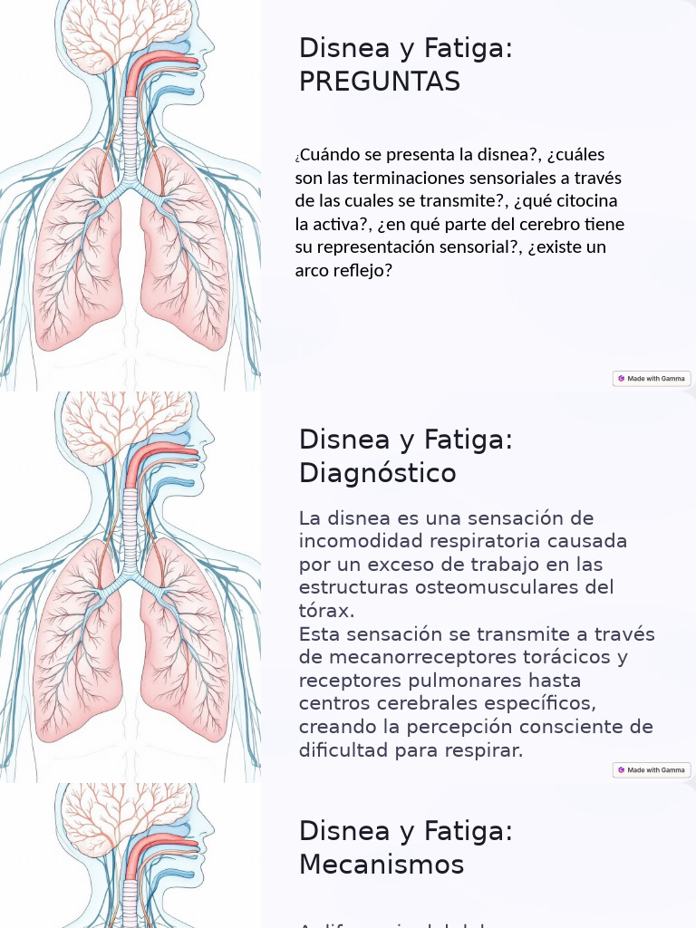 DISNEA | PDF | Sistema respiratorio | Asma