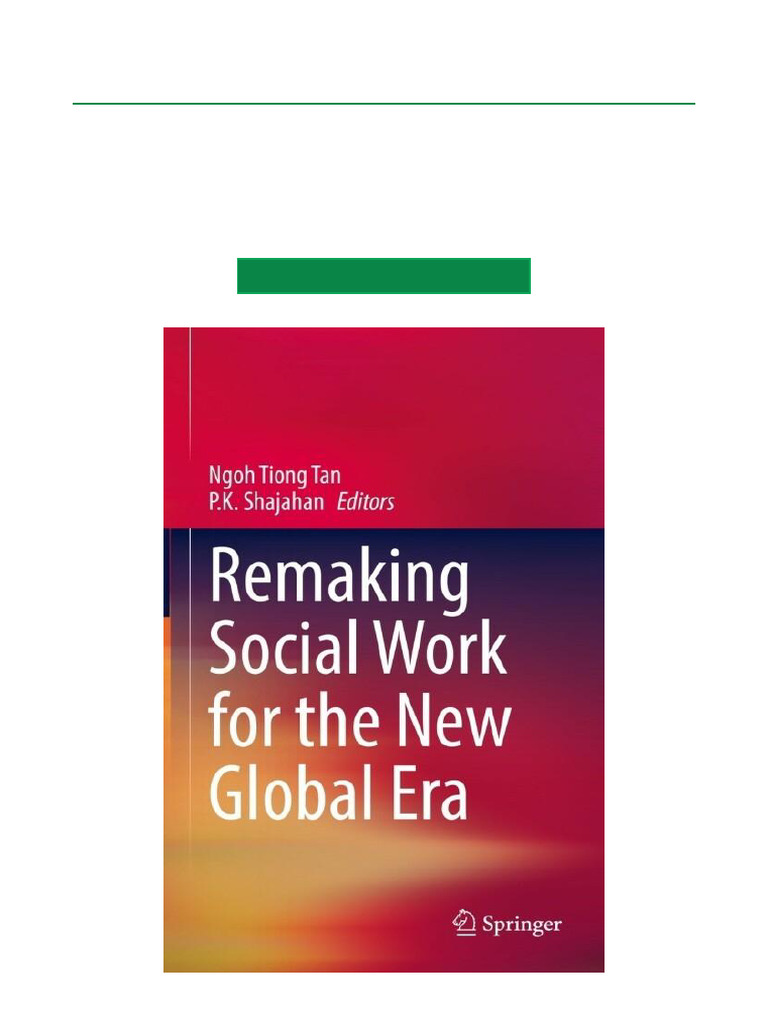 Remaking Social Work For The New Global Era Full Version Download | PDF ...