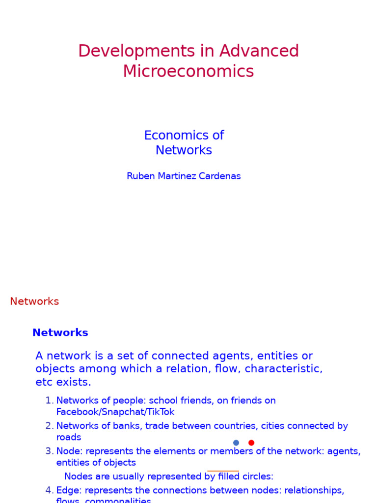 Understanding Network Economics Concepts | PDF | Graph Theory ...
