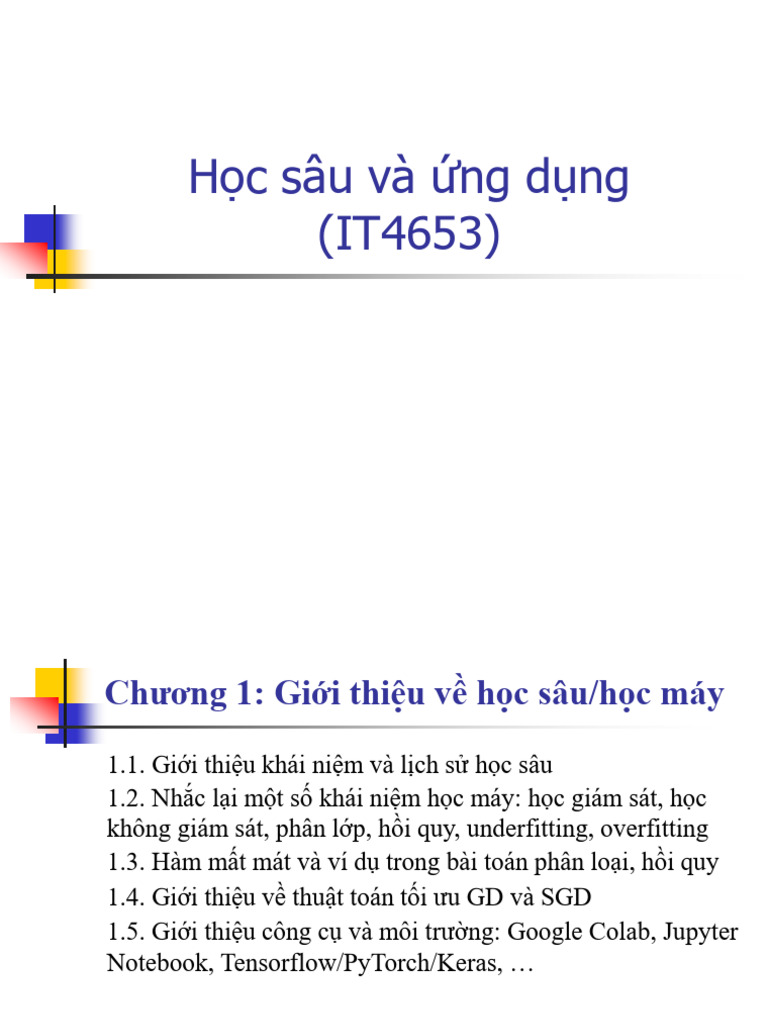 L1 Intro To Deep Learning | PDF