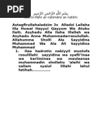 Ahad Nama: Arabic and Urdu Text | PDF