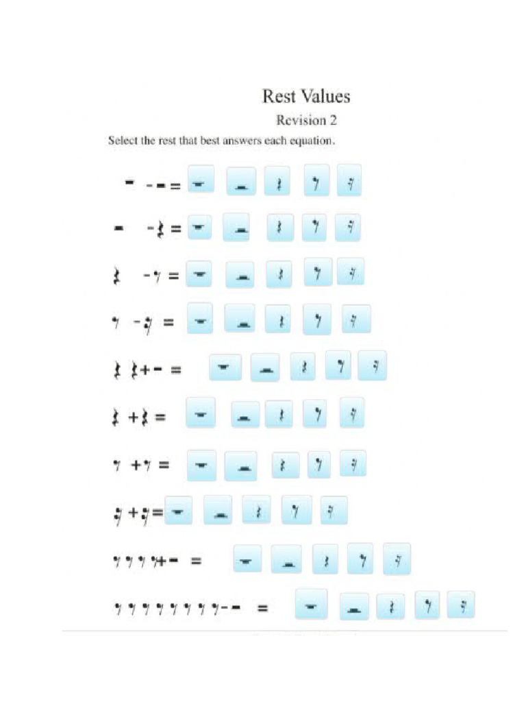 Music Worksheet | PDF
