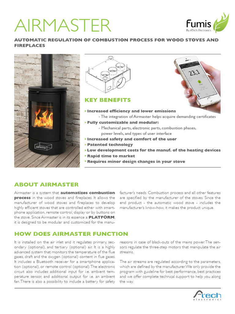 Airmaster: Smart Combustion Control System | PDF | Stove | Combustion