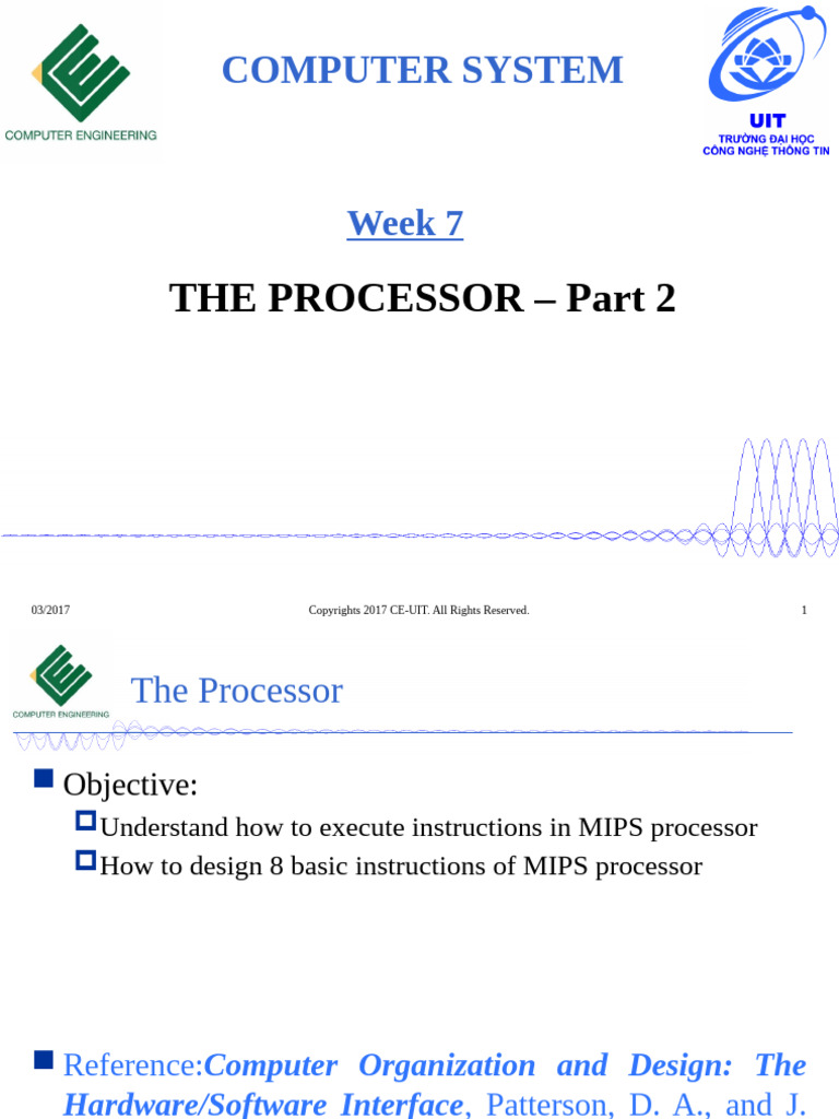 Week7 - Processor Part 2 | PDF | Central Processing Unit | Computer Hardware