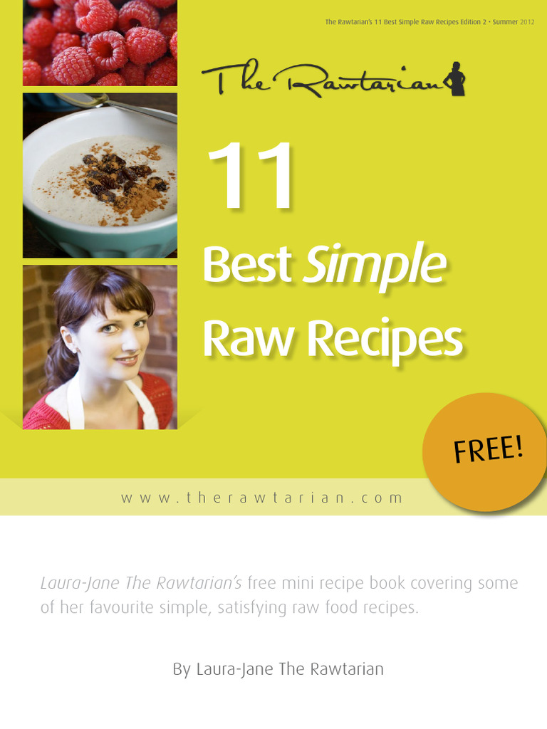 11 Simple Raw Recipes by The Rawtarian | PDF | Oatmeal | Cuisine
