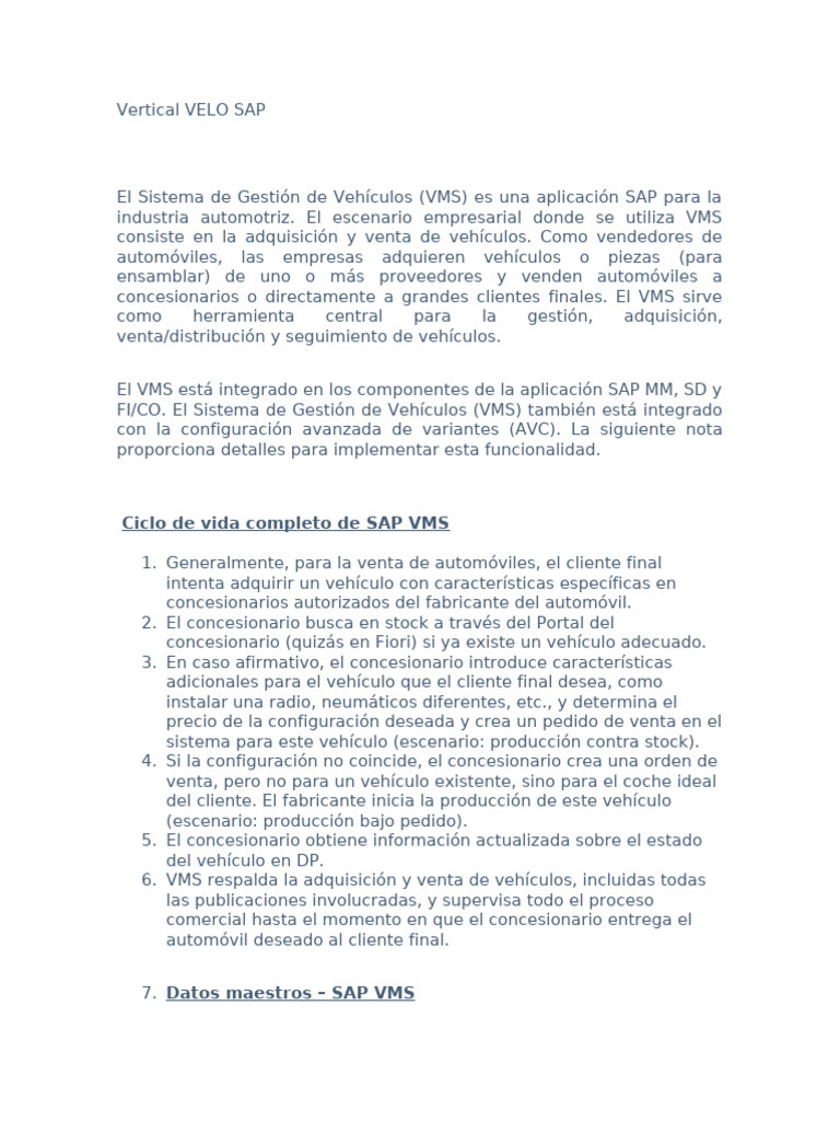 Vertical Velo Sap | PDF | Concesionario de coches