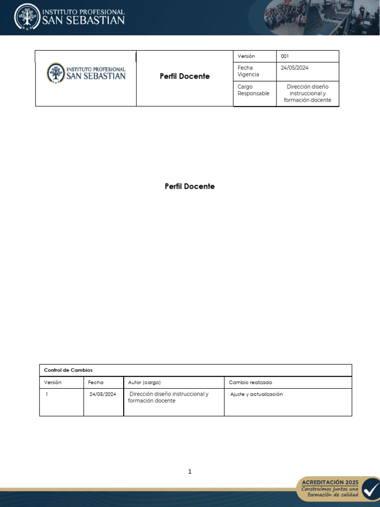 Perfil Docente | PDF | Maestros | Enseñando