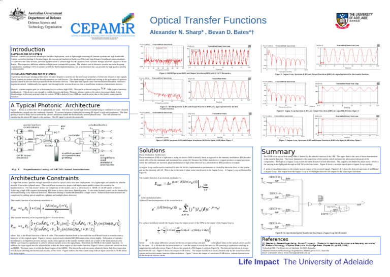 Optical Transfer Functions | PDF | Signal To Noise Ratio | Fiber Optic Communication