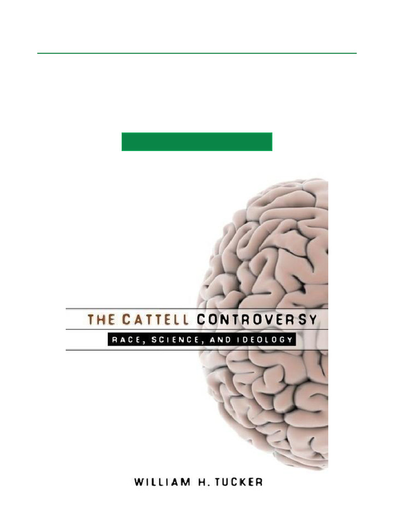 Cattell Controversy: Race and Science | PDF | Psychology | Behavioural ...