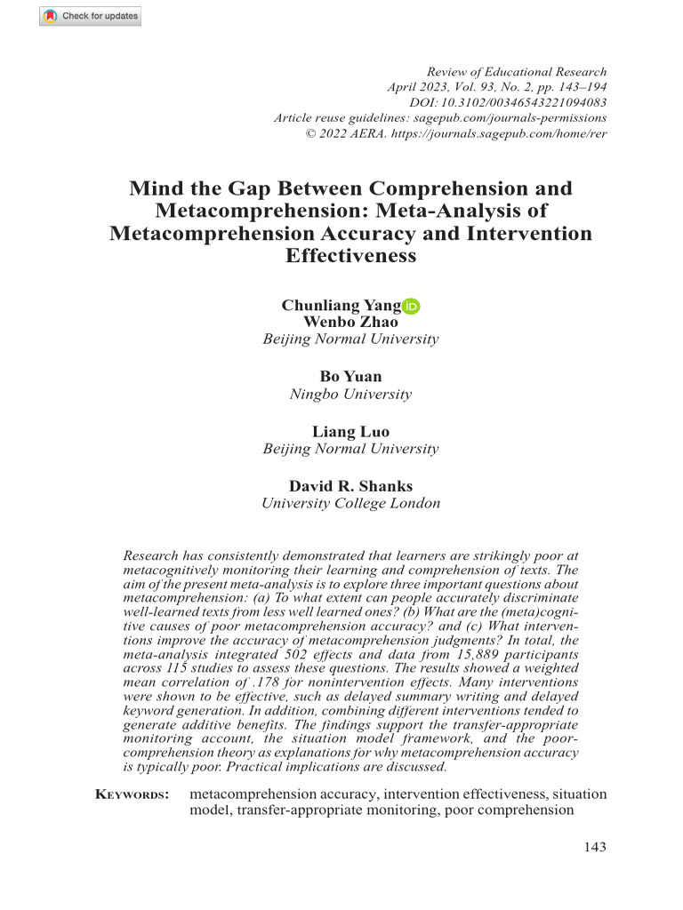 yang-et-al-2022-mind-the-gap-between-comprehension-and-metacomprehension-meta-analysis-of ...