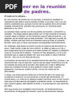 Lectura De Reflexión Para Padres De Familia Pdf Amor Comunicación