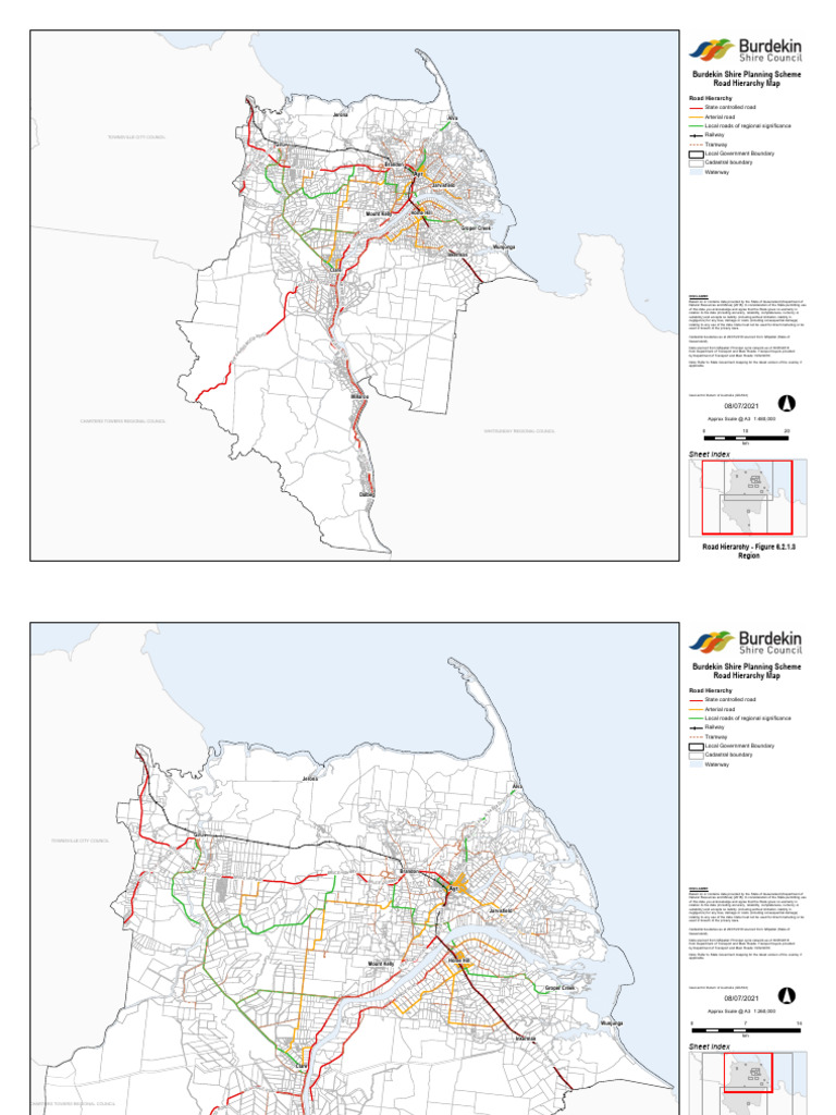 Road Hierarchy Map FINAL | PDF | Cartography | Geodesy