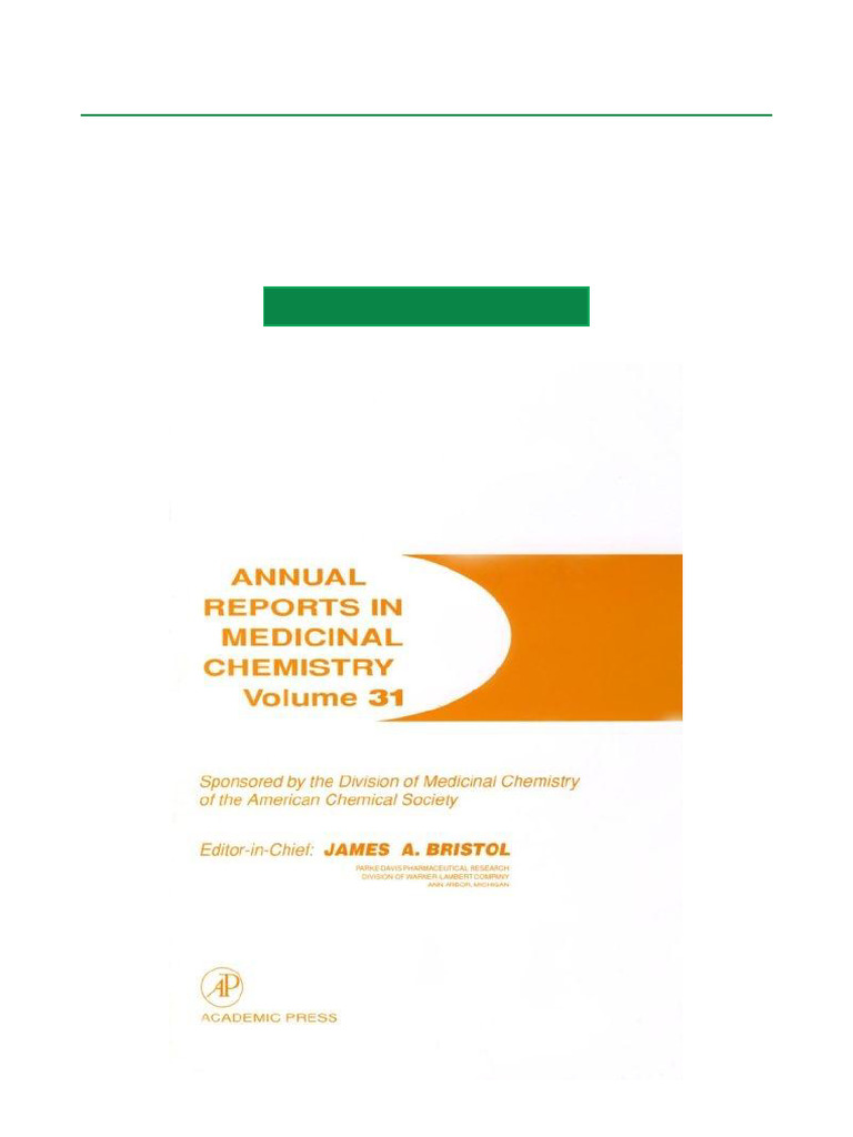Annual Reports in Medicinal Chemistry Full Ebook Access | PDF ...