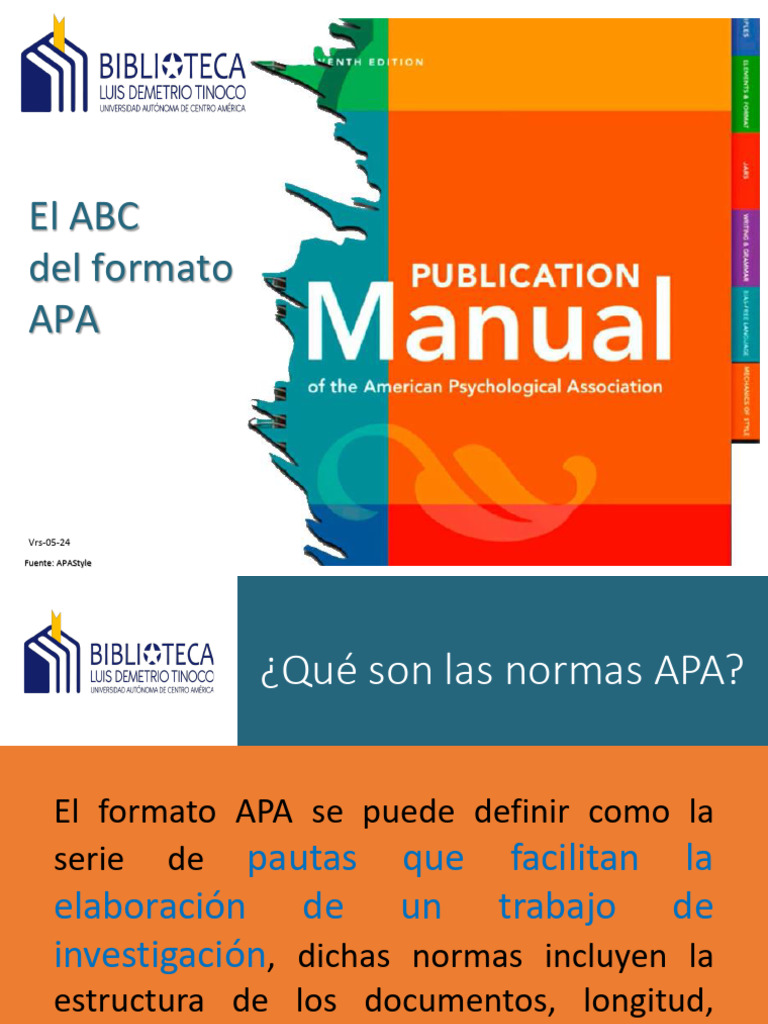 Apa PPT V5 - 24 | PDF | Estilo apa | Citación