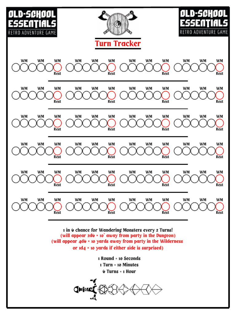 Turn Tracker for Game Sessions | PDF
