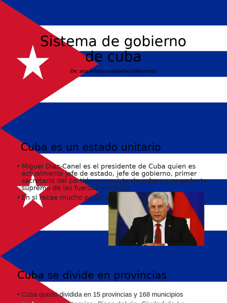 Sistema de Gobierno de Cuba | PDF