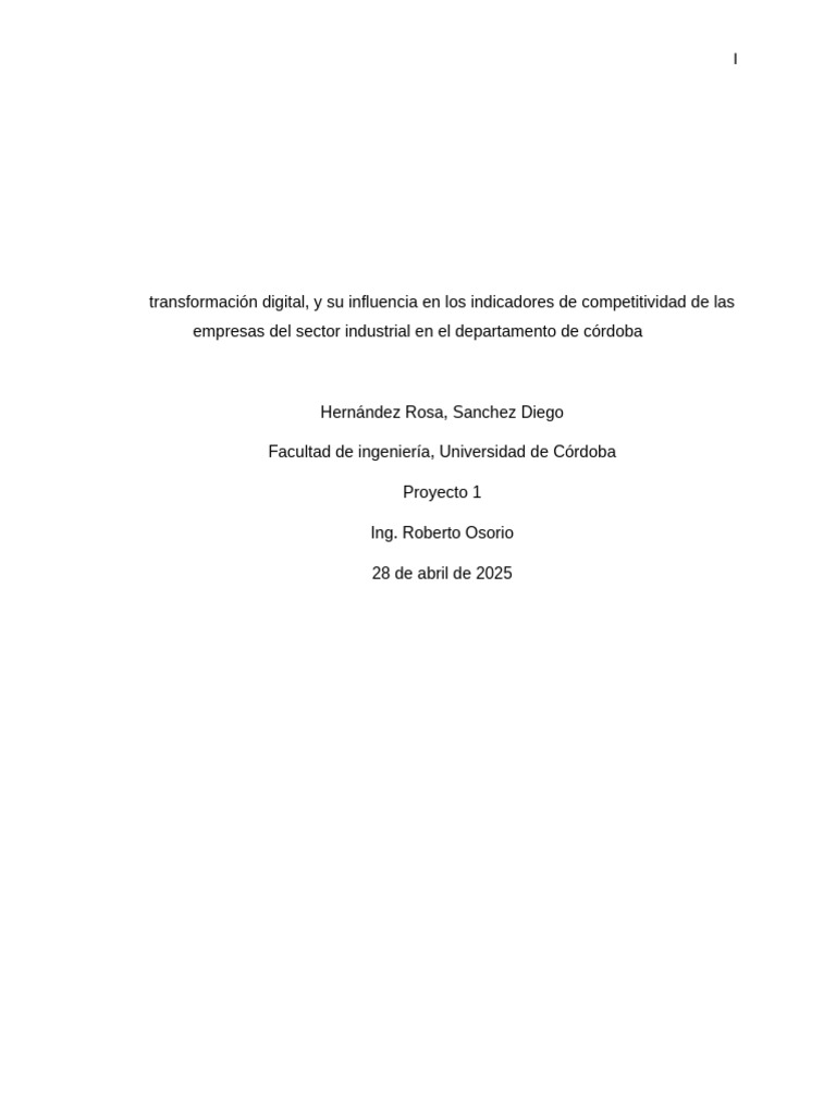 PROYECTO 1^LLLLJ Entrega 1 Proyecto 1 Corregido 1.2 | PDF ...