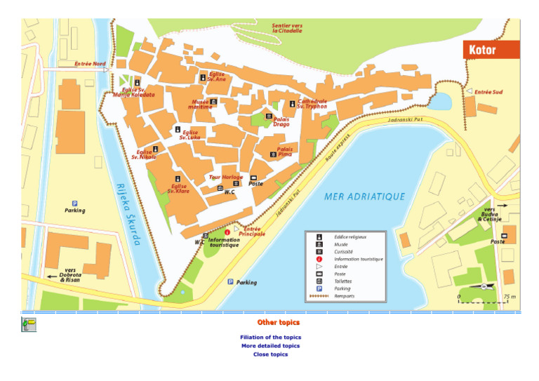 Kotor Tourist Map | PDF