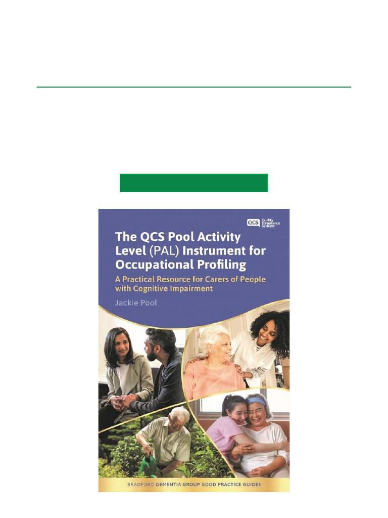 The QCS Pool Activity Level (PAL) Instrument For Occupational Profiling ...