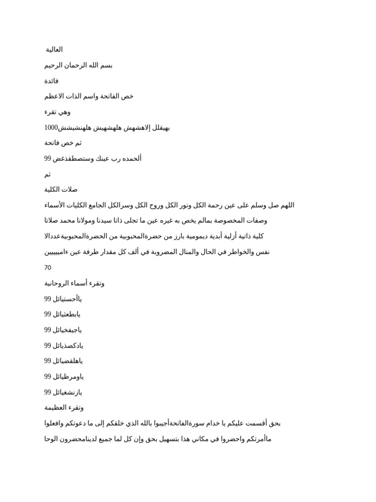 Sirrou Fatiha Nouveau | PDF