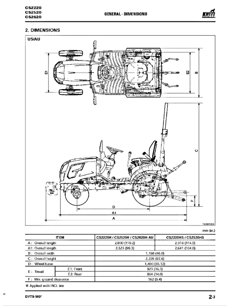 Kiotion Cs220 Dimension | PDF