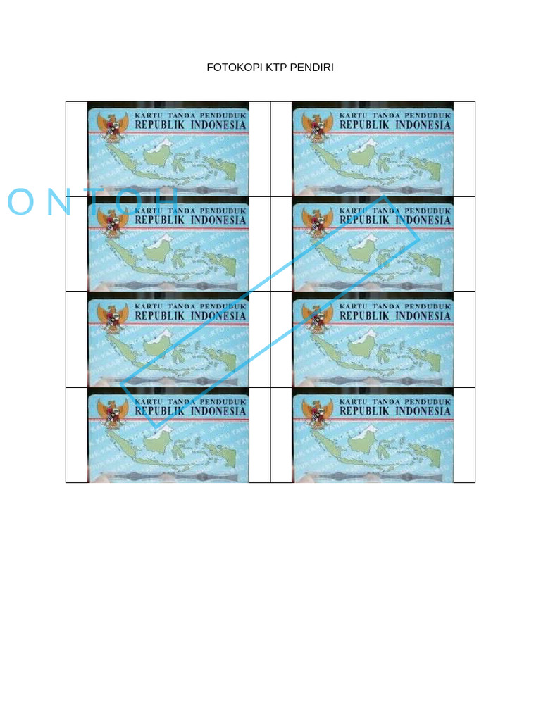 Fotokopi KTP Pendiri | PDF