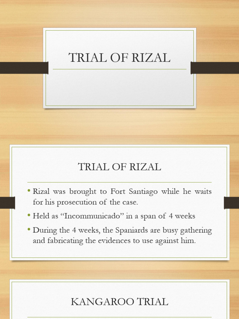 Lesson 23 Trial of Rizal BSCE 1B | PDF | Spanish East Indies | Philippines