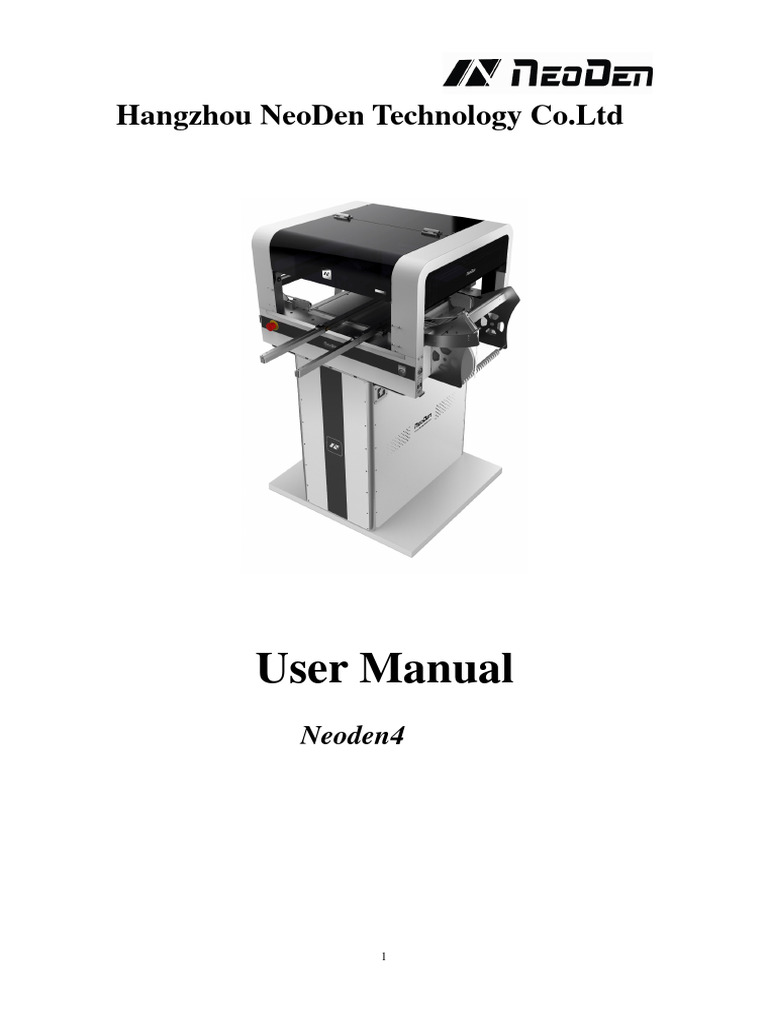NeoDen4 User Manual-180509 | PDF | Printed Circuit Board | Electrical ...
