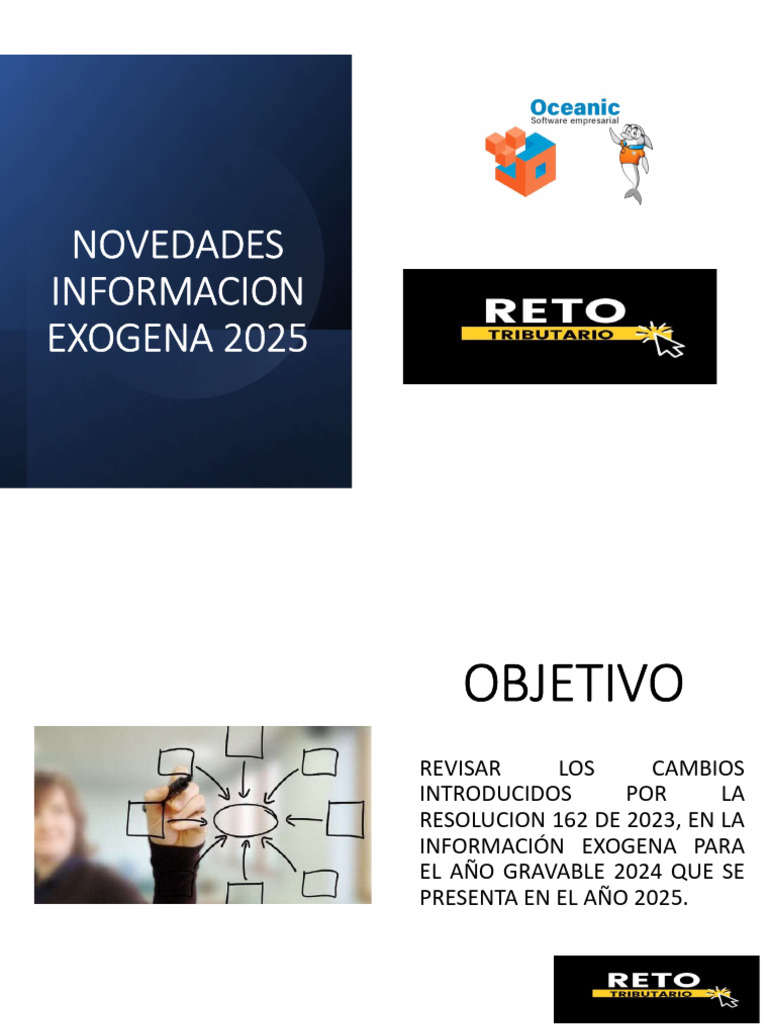 Microsoft PowerPoint - INFORMACION EXOGENA 2025 | PDF | Compartir ...