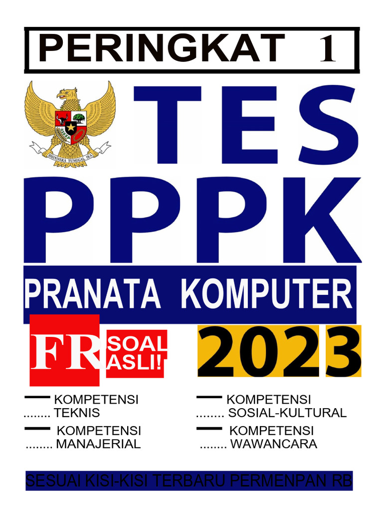 PPPK 2025 - Pranata Komputer 2023 | PDF