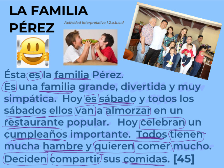 La Familia Perez FEB25 | PDF