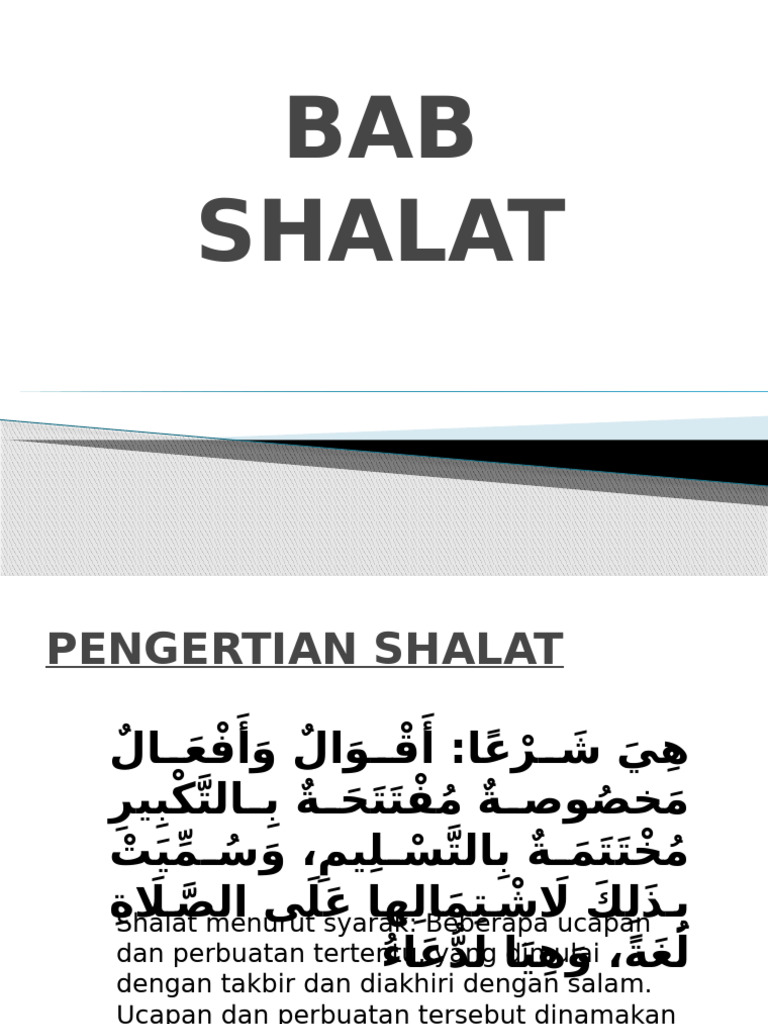 Bab Shalat | PDF