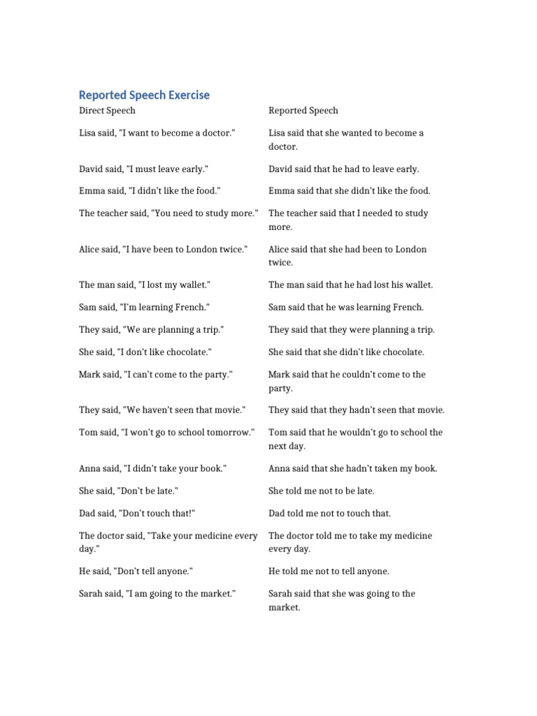 reported_speech_exercise | PDF