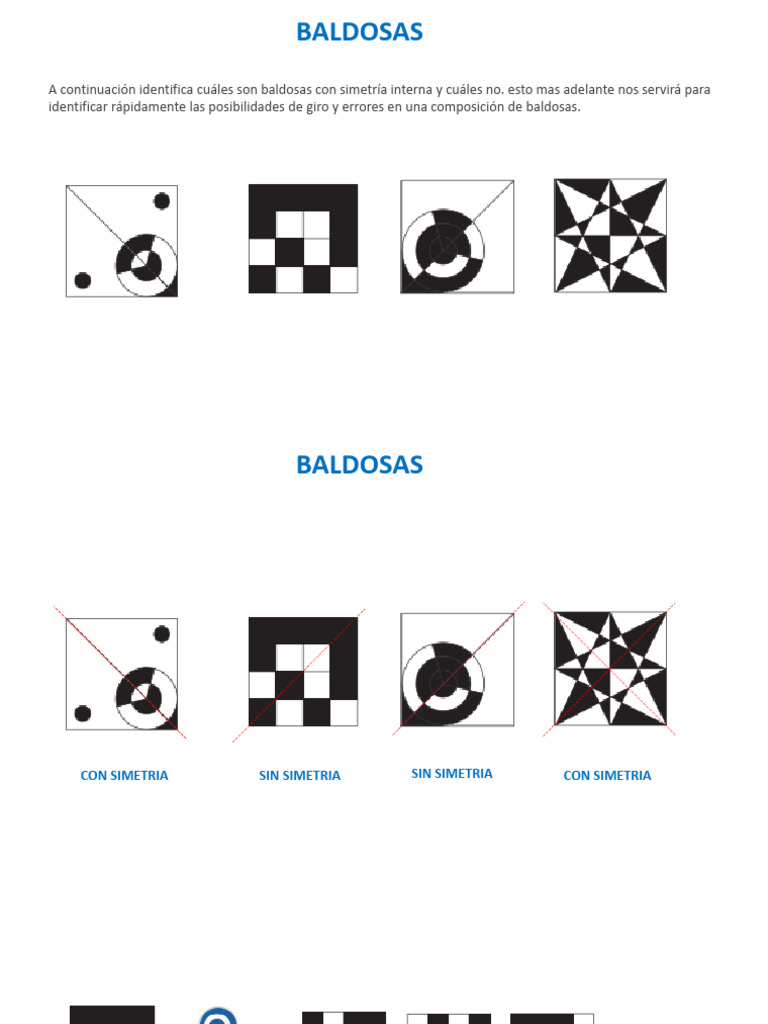 Baldosas Explicación Basica | PDF