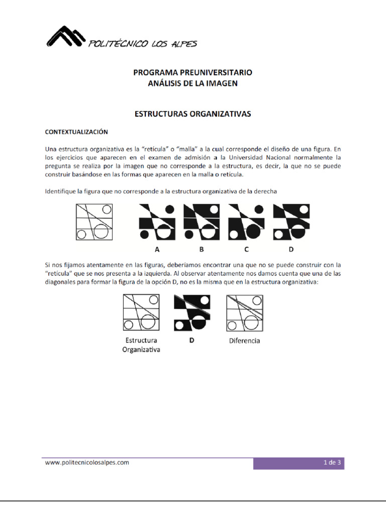 Taller Imagen Estructuras Organizativas | PDF