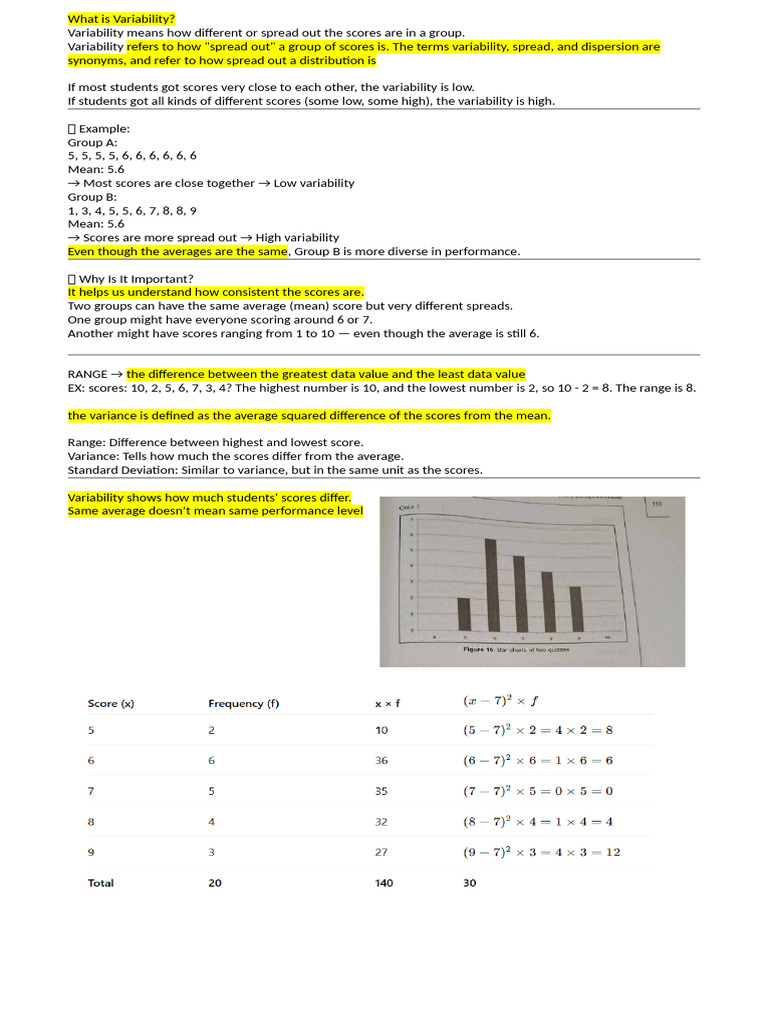 Variability | PDF