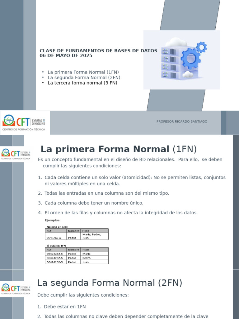La Primera Forma Normal | PDF