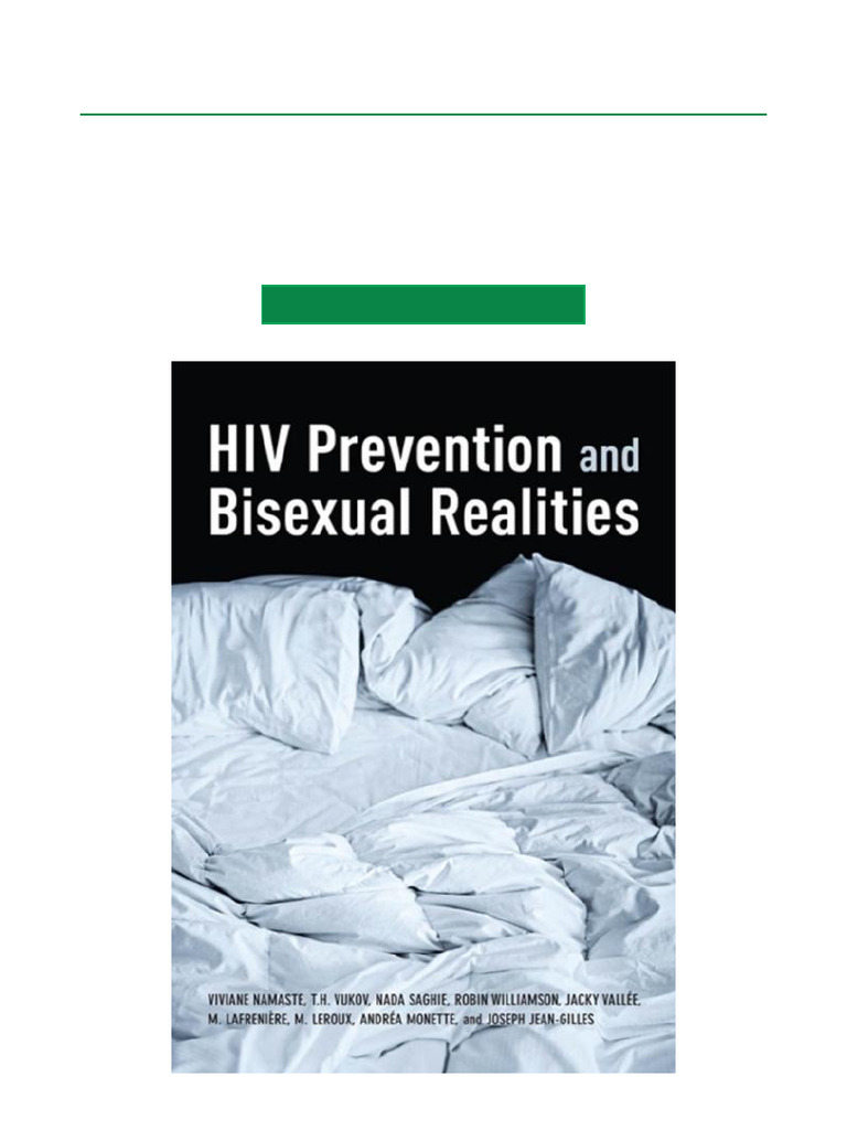 HIV Prevention and Bisexual Realities - 1st Edition Educational Ebook ...
